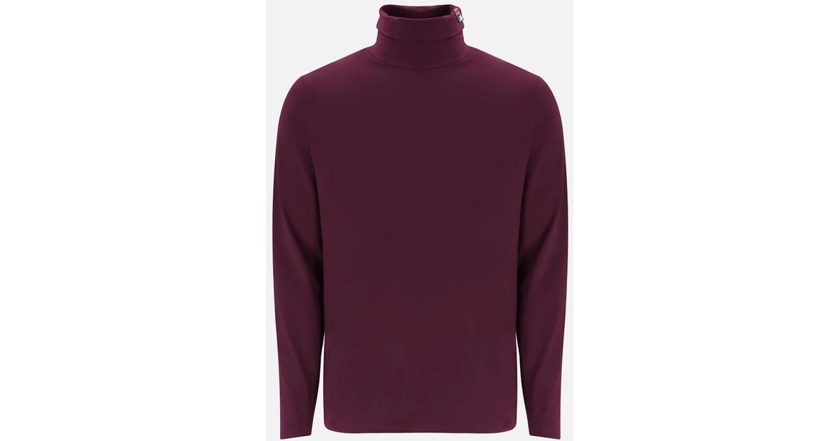 Fila 19Th Classic Roll Neck T-Shirt Fig in Purple for Men | Lyst UK