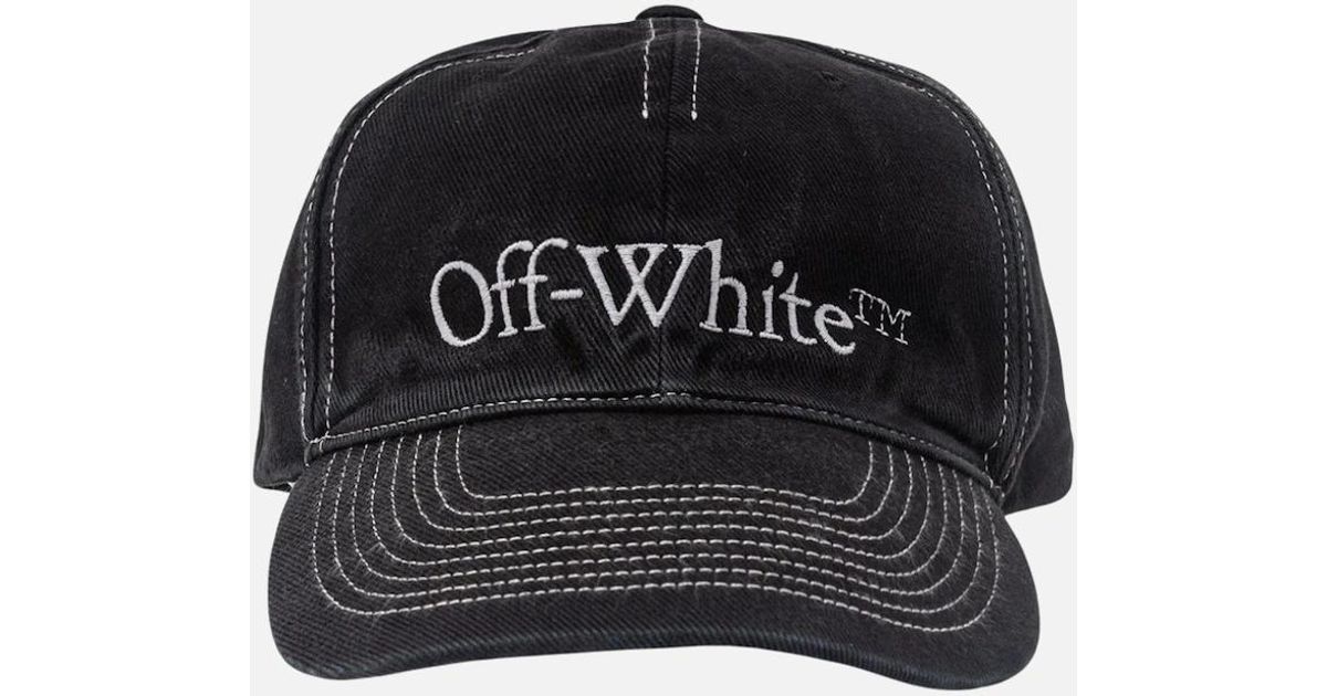 Off-White c/o Virgil Abloh Off Bookish Ow Baseball Cap in Black for Men ...