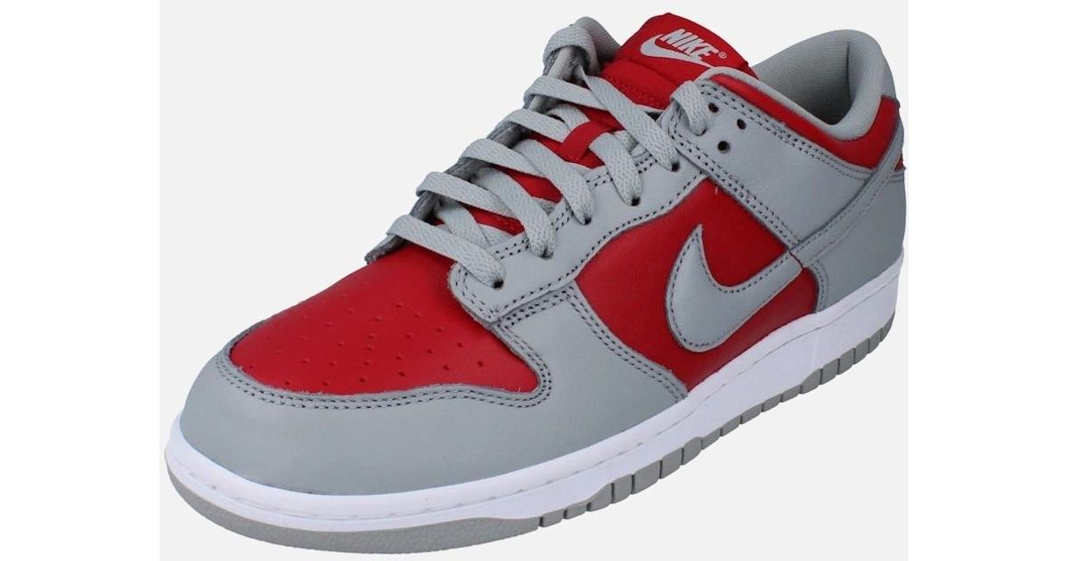 Nike Dunk Low Qs Trainers Fq6965 600 in Red for Men | Lyst UK