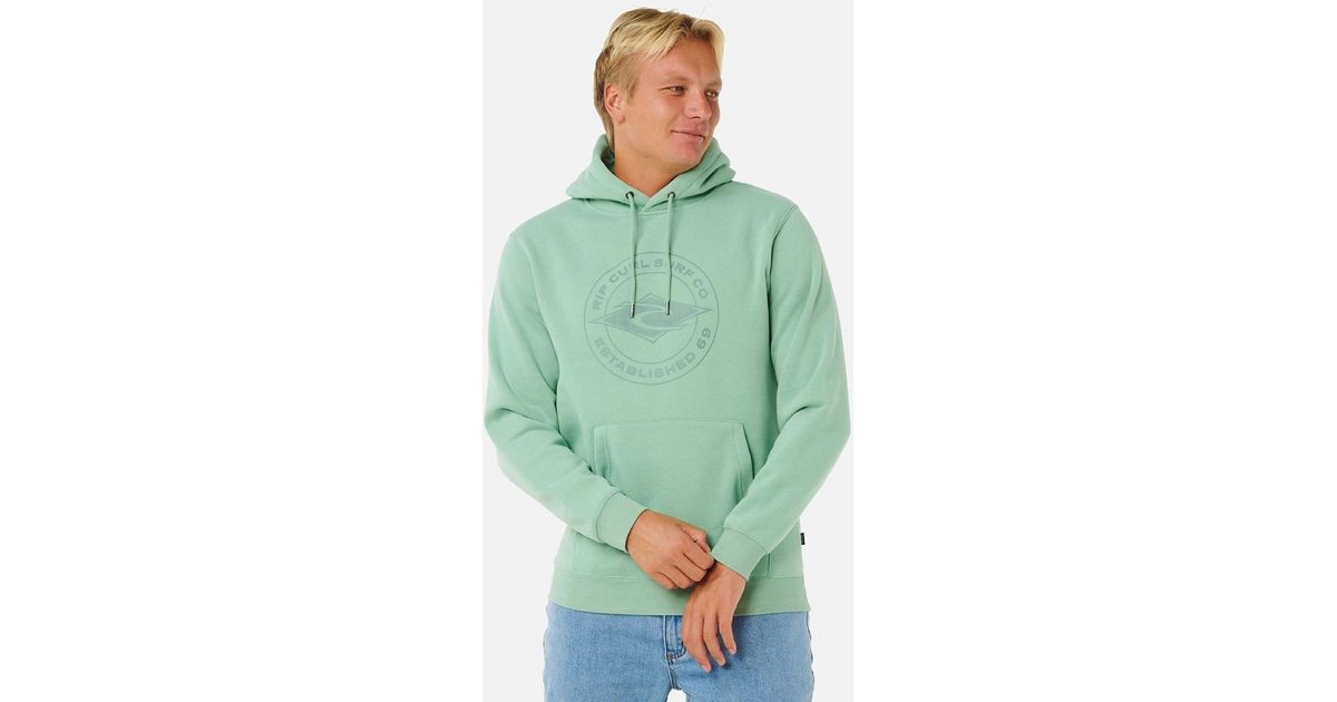 Rip Curl Rip Curl Stapler Hoodie in Green for Men | Lyst UK