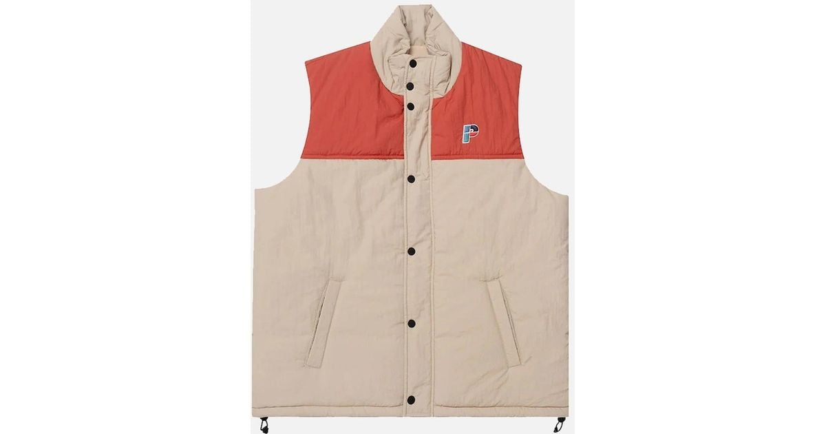 Parlez Haze Range Gilet in Natural for Men | Lyst UK