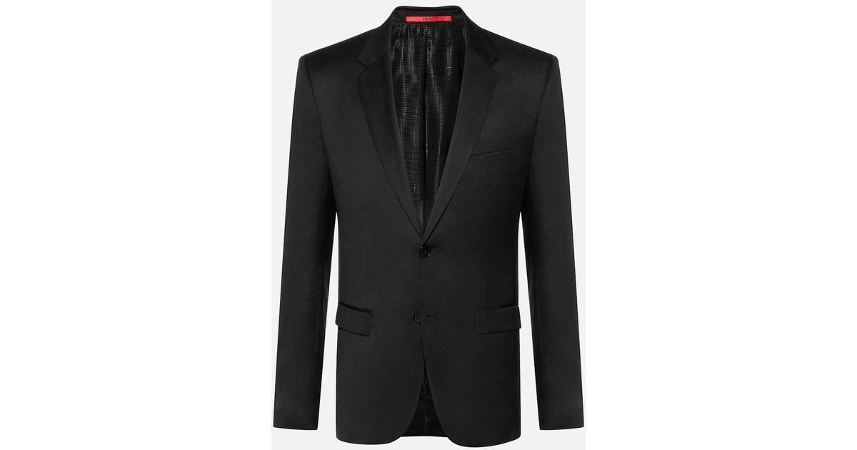 BOSS Aldons Blazer Jacket in Black for Men | Lyst UK