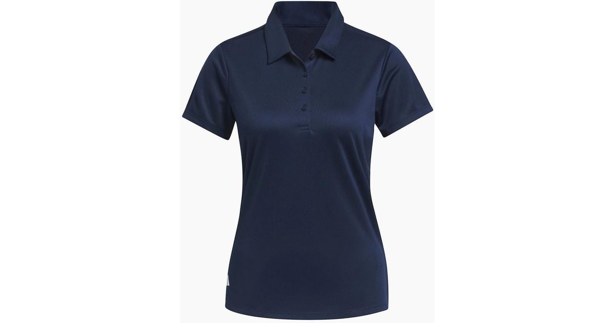 adidas Ladies Performance Polo Shirt in Blue | Lyst UK