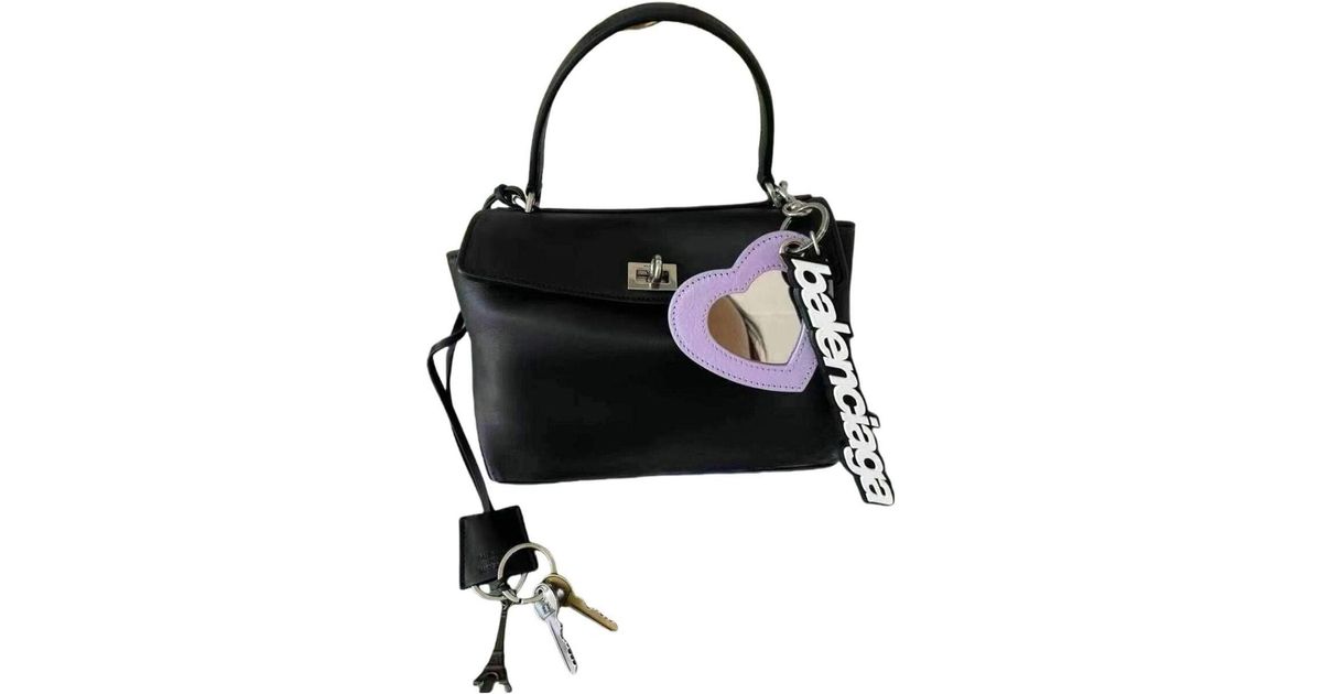 Balenciaga Rodeo Top Han Mini in Black | Lyst