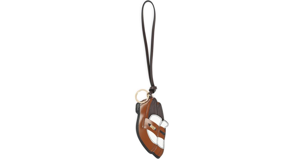 Miu Miu Penny Loafer Trick Keychain in Brown | Lyst