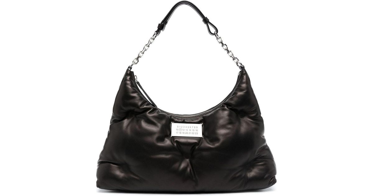 Maison Margiela Glam Slam Hobo Medium in Black | Lyst