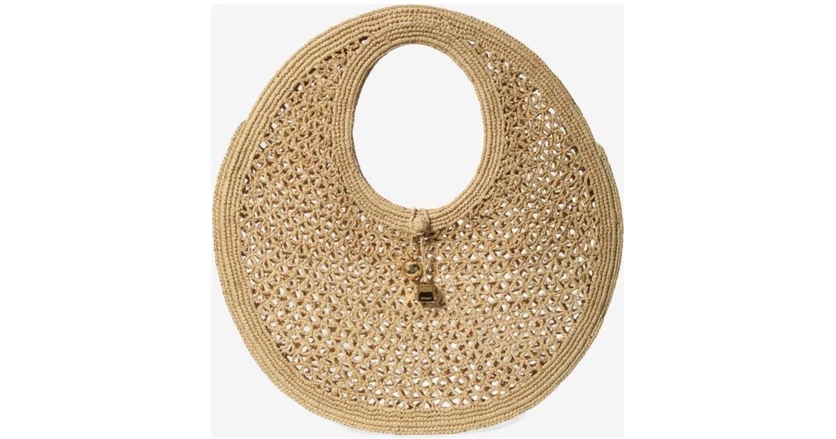 Jacquemus Le Rond Rafia Rafia Handbag in Metallic | Lyst