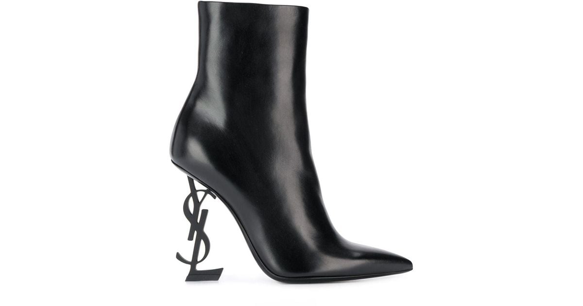 Saint Laurent Opyum 110 Nap Vendome Ysl Heel in Black | Lyst