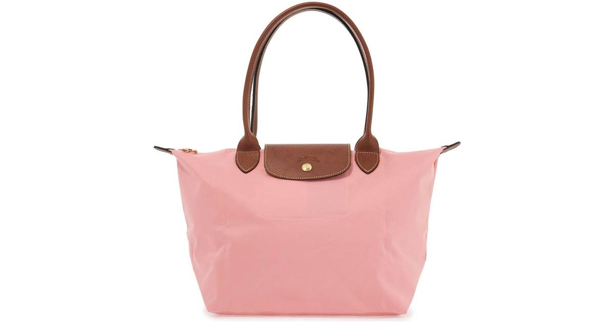 Longchamp Marshmallow Le Pliage Original M Bag in Pink | Lyst