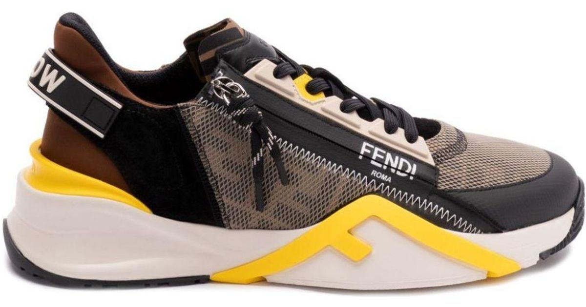 Fendi Flow Sneakers in Black for Men | Lyst