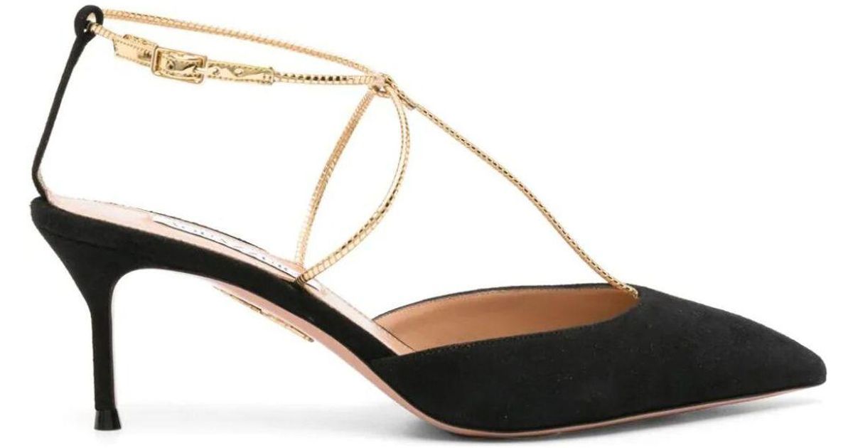 Aquazzura Roman Romance Pump 65 in White | Lyst