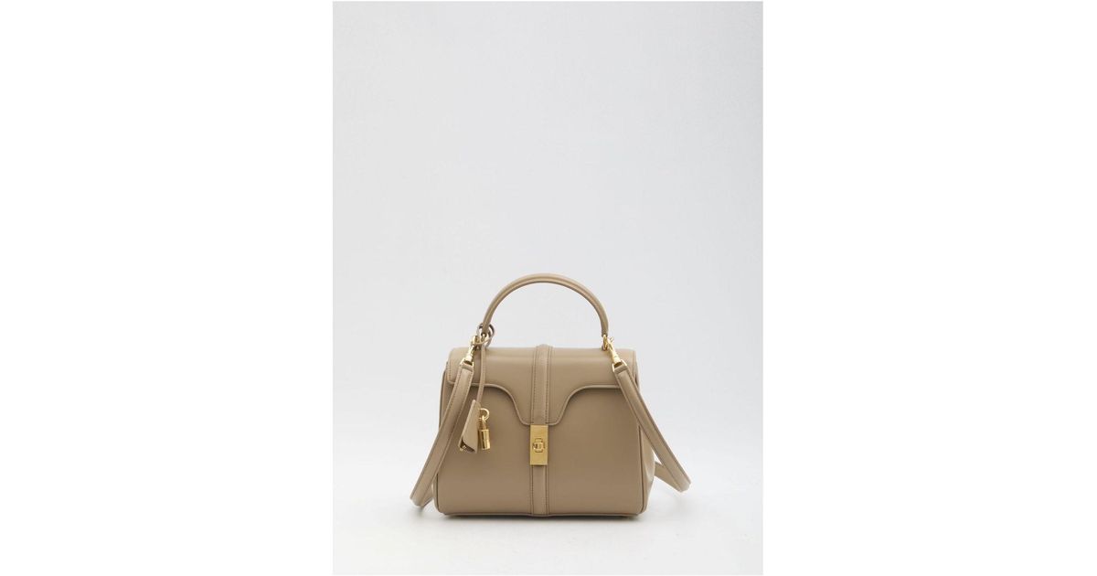 Celine Small 16 Bag in Natural | Lyst
