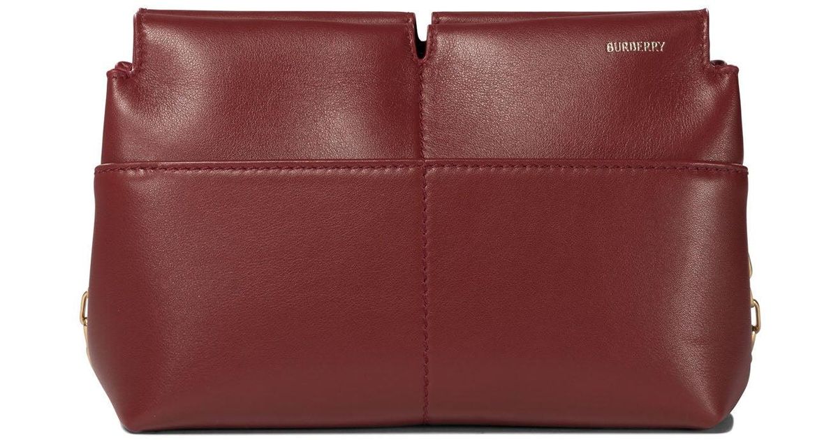 Burberry Snip Chain Clutch in Purple | Lyst UK