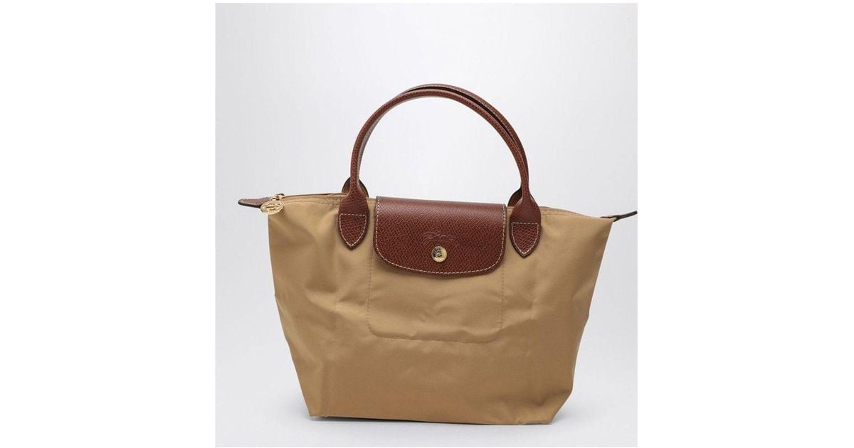 Longchamp Le Pliage Original S Handbag in Brown | Lyst
