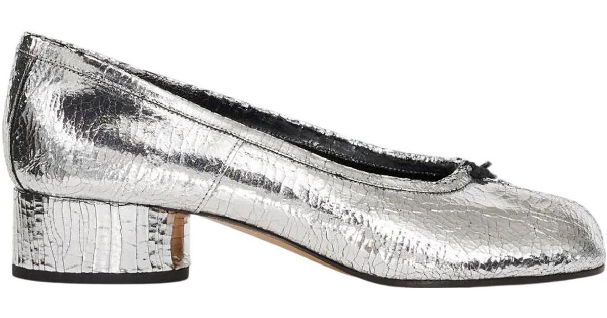 Maison Margiela New Tabi Dancer Pumps in White | Lyst