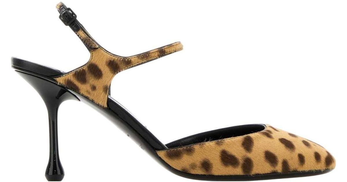 Jimmy Choo Calf Hair Pixie Pumps in White | Lyst