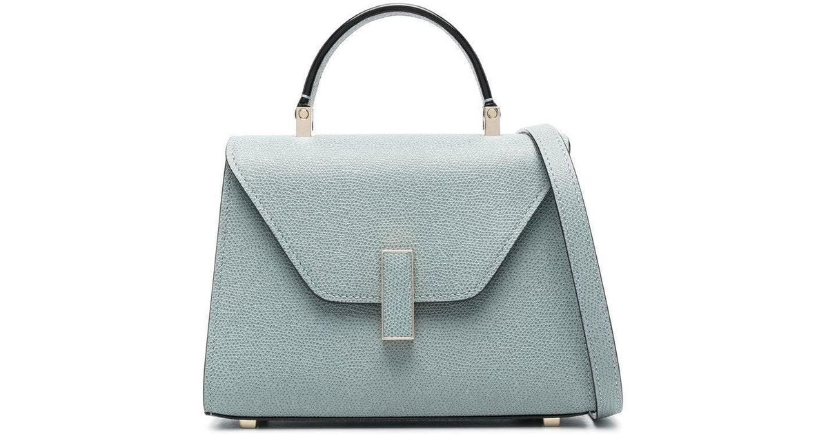 Valextra Iside Crossbody Micro Bag in Blue | Lyst