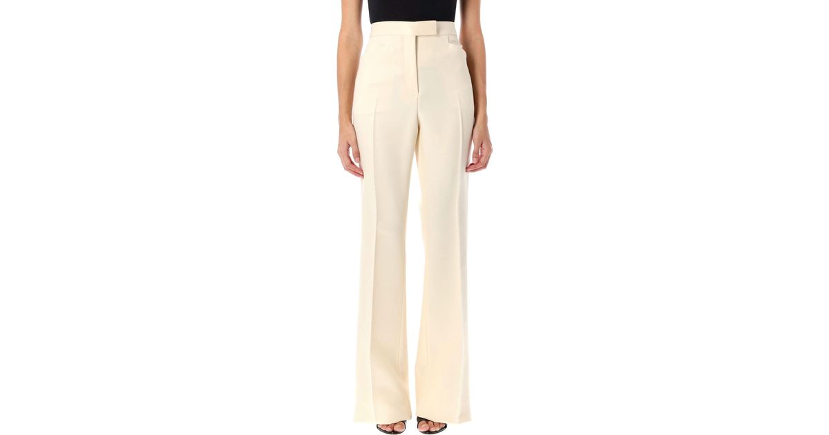 Tom Ford Tailored Tuxedo Pants in Natural for Men | Lyst