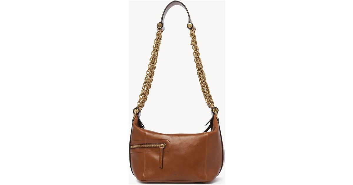 Chloé Camera Chain Bag in Brown | Lyst UK