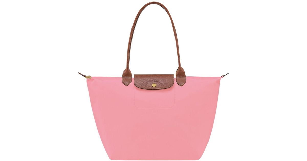 Longchamp Le Pliage Large Bag in Pink | Lyst