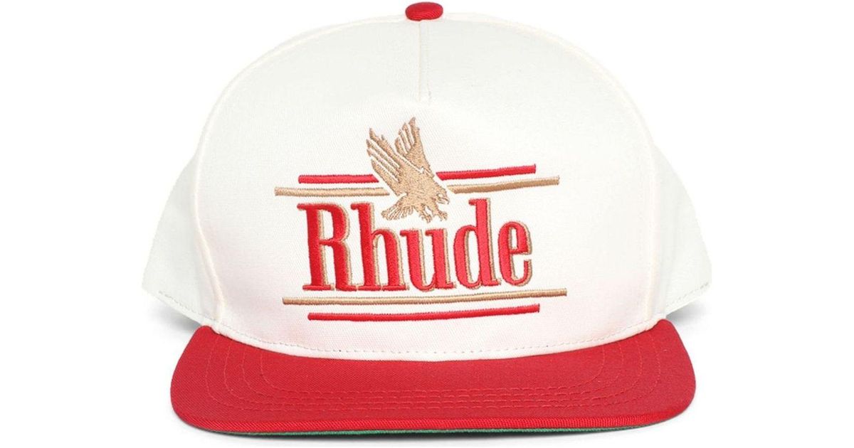 Rhude Rossa Cap With Embroidered Logo for Men | Lyst