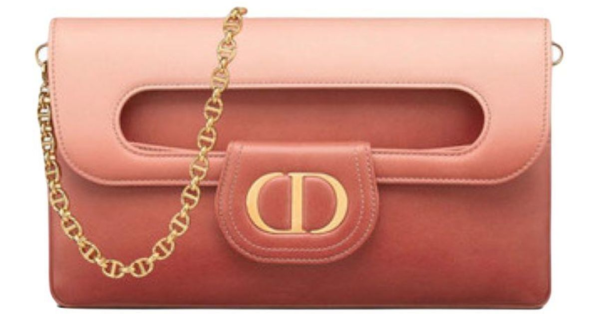 Dior Double Bag in Pink | Lyst