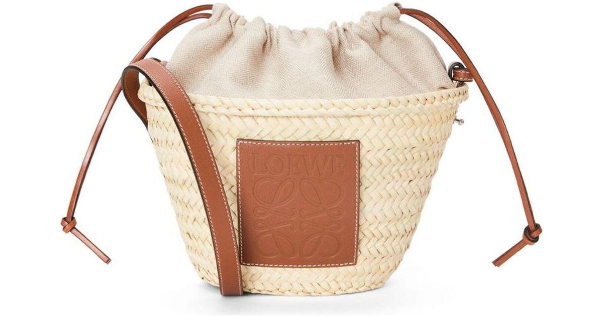 Loewe Drawstring Bucket in Natural | Lyst