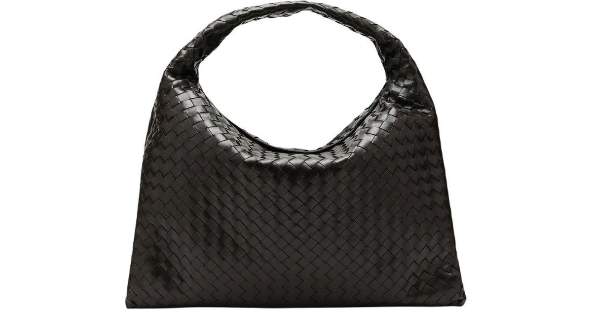 Bottega Veneta Large Hop Bag in Black | Lyst