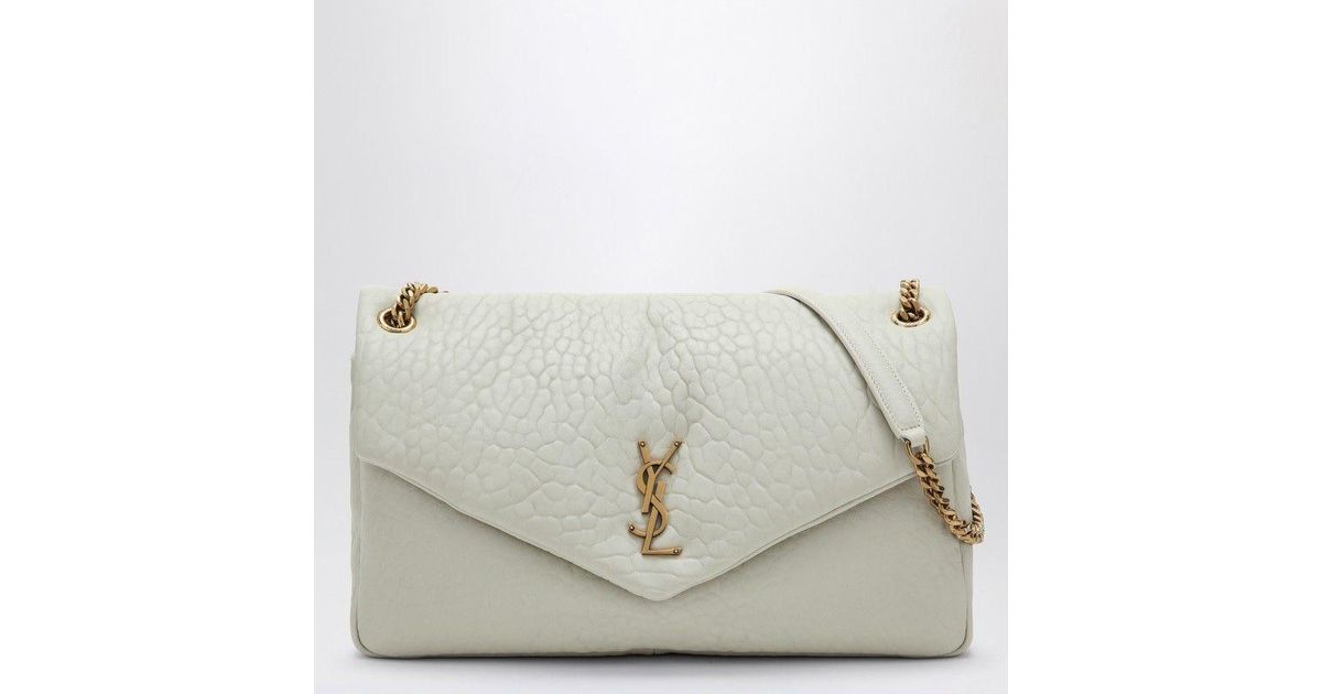 Saint Laurent Calypso Bag in White | Lyst