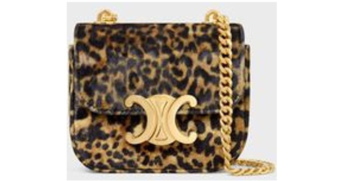 Celine Claude Mini Bag in Metallic | Lyst UK