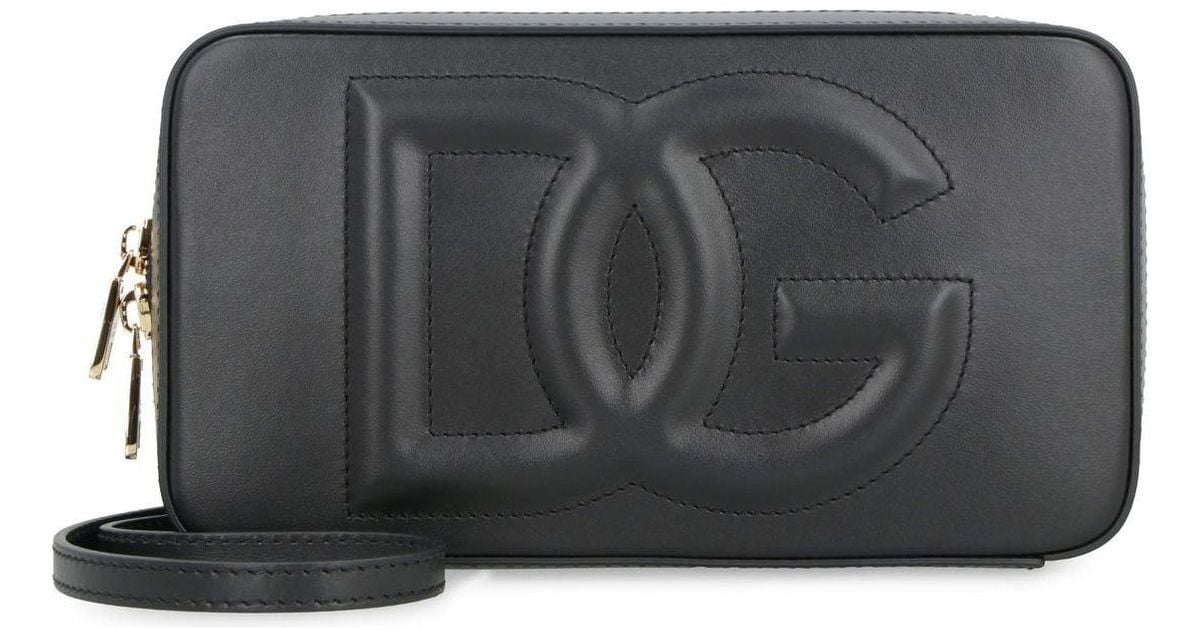 Dolce & Gabbana Dg Logo Camera Bag in Black | Lyst