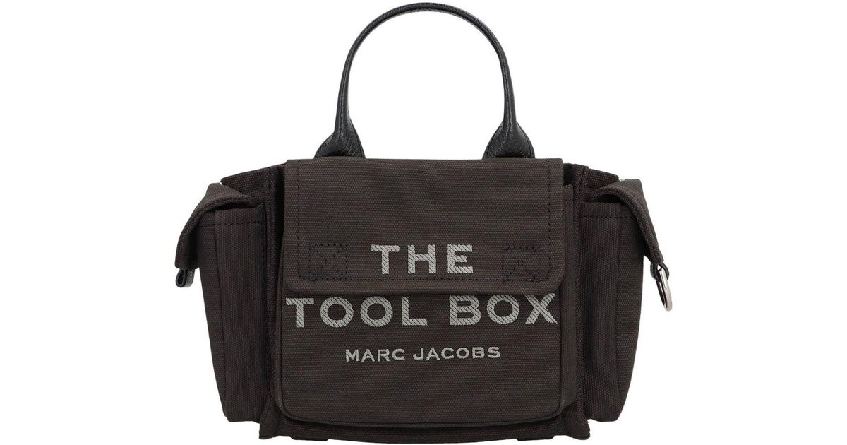 Marc Jacobs The Crossbody Tool Box Canvas in Black | Lyst UK