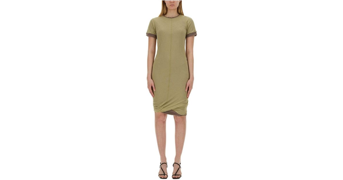 Max Mara Memo Dress in Green | Lyst