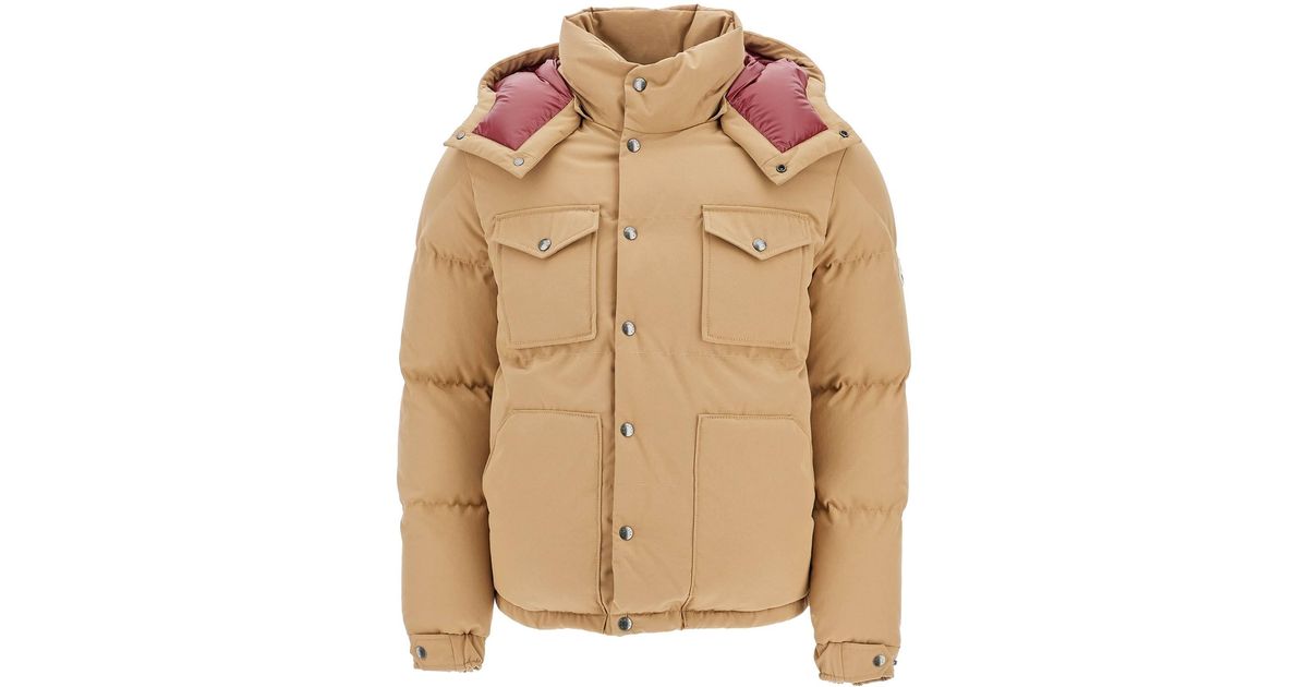 Moncler Ari\N\Nshort Fornas in Natural for Men | Lyst