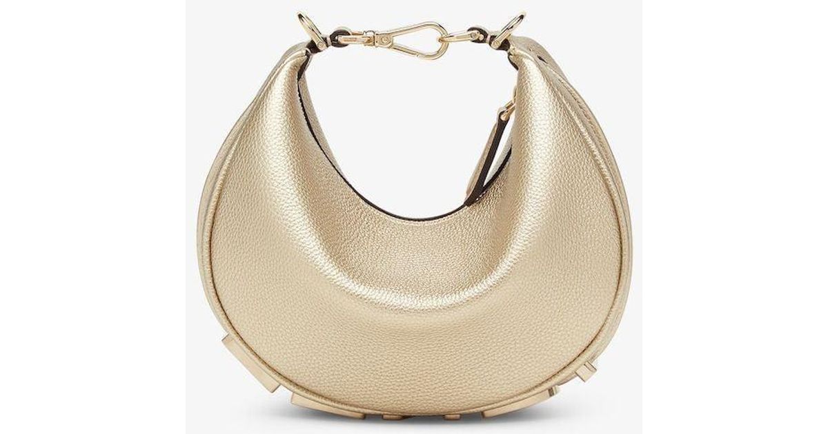 Fendi Mini Graph Vit.Cher Lamin in Metallic | Lyst