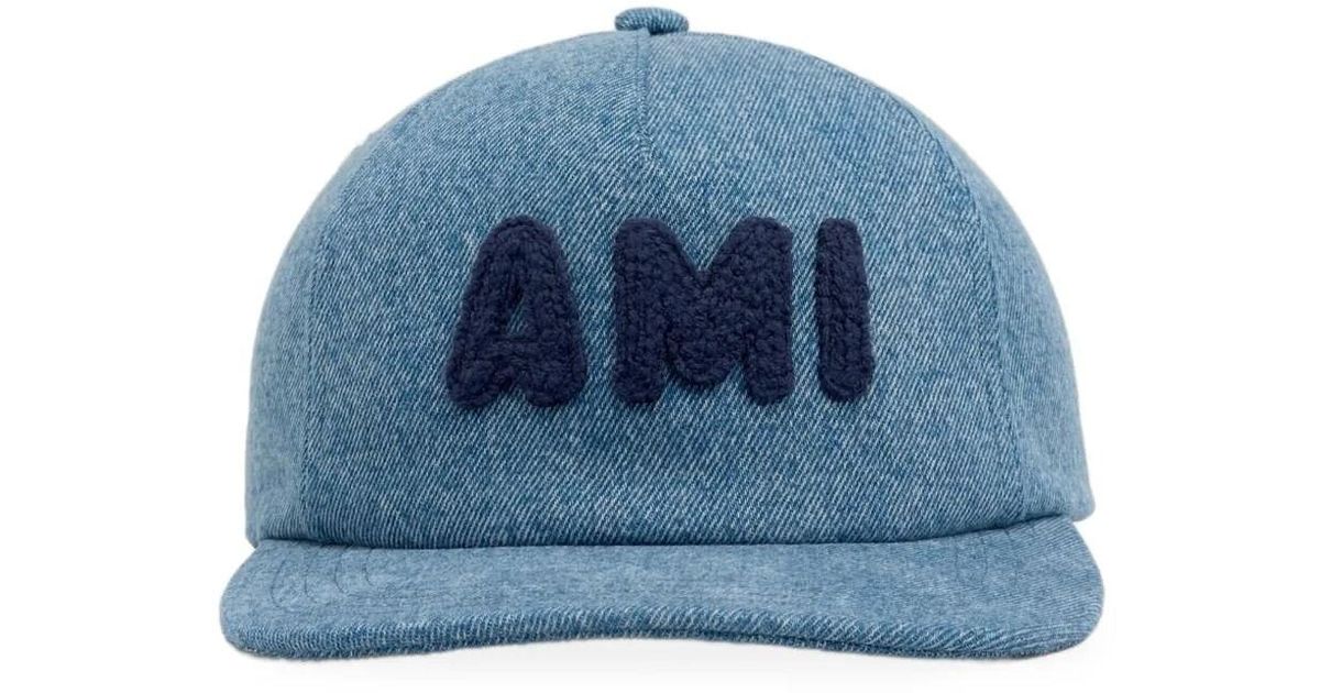 Ami Paris Trucker Cap Ucp028De0046 in Blue | Lyst