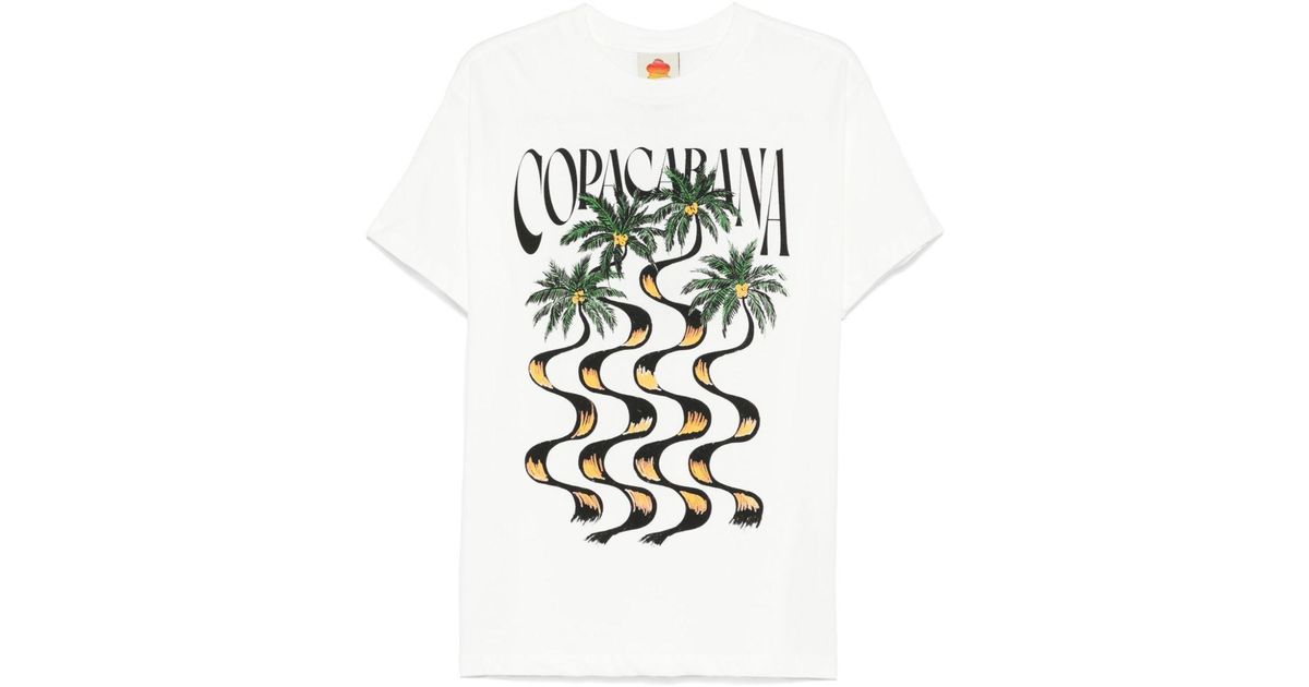 FARM Rio Copacabana T-Shirt in White | Lyst