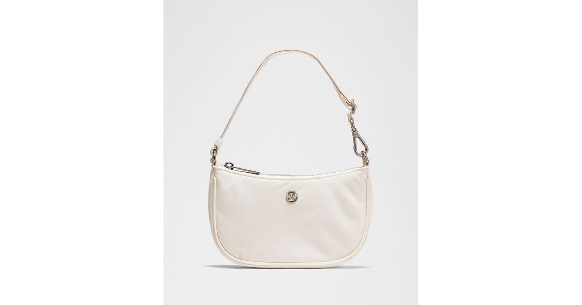 lululemon City Essentials Mini Shoulder Bag 1L in White | Lyst