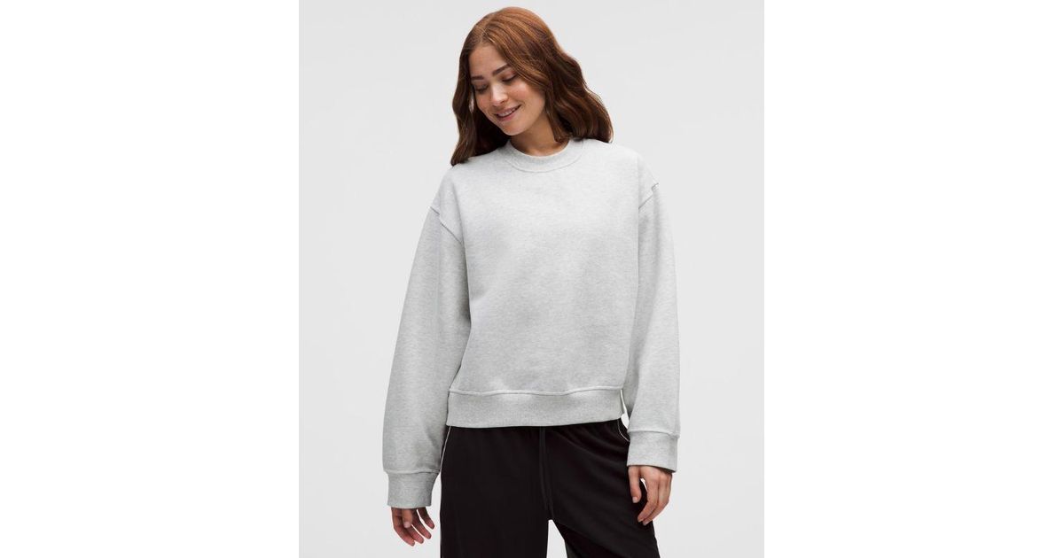 lululemon – Steady State Crew Sweatshirt – Color Light/ – Size Large in ...