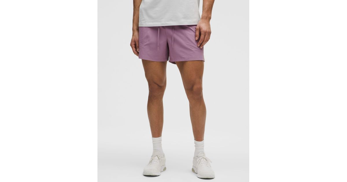 lululemon License To Train Linerless Shorts 5" in Pink for Men | Lyst