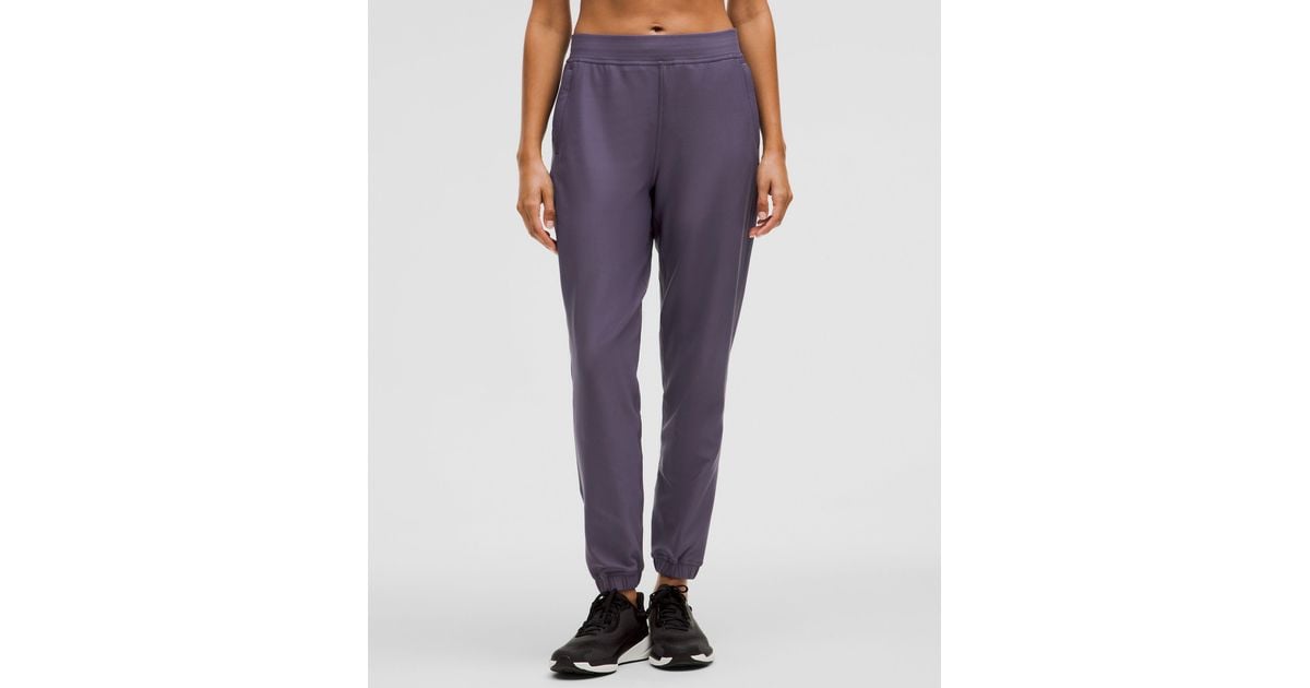 lululemon Adapted State High-Rise Fleece Jogger in Purple | Lyst