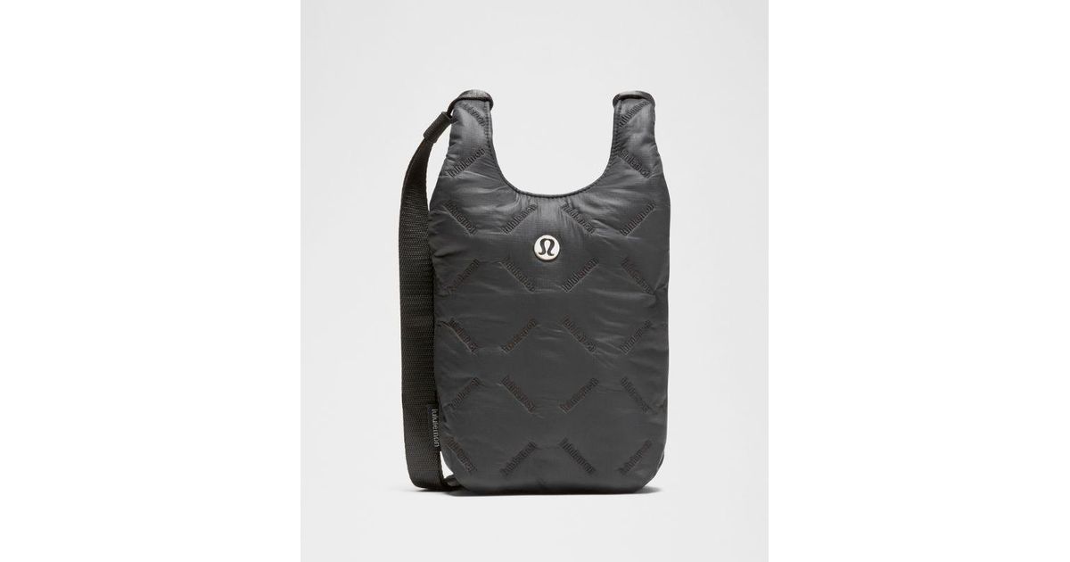 lululemon Quilty Pleasures Phone Crossbody Bag 1L in Black | Lyst UK