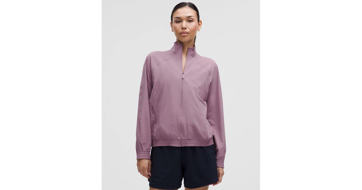 lululemon Adapted State Track Jacket in Purple | Lyst