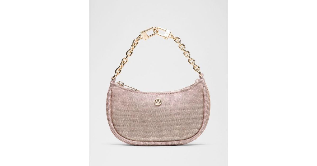 lululemon – City Essentials Nano Shoulder Bag Glitter – in Pink | Lyst UK