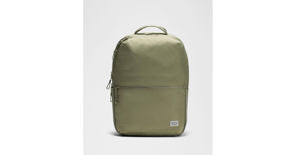 lululemon – Double-Zip Backpack 22L Tech Canvas – in Green | Lyst UK
