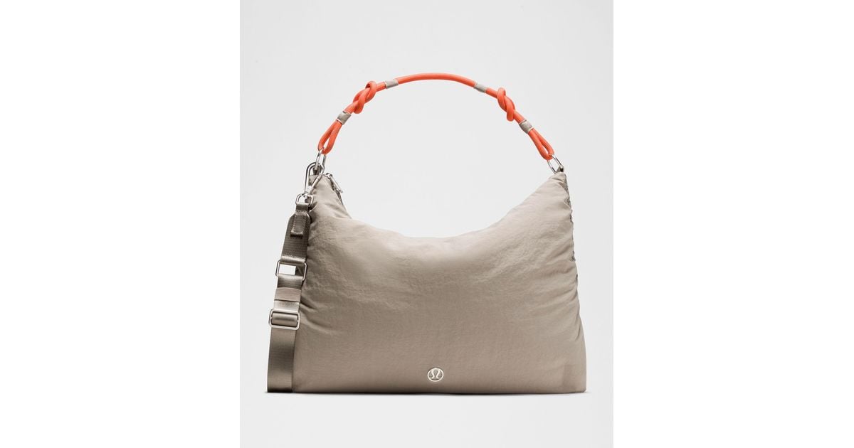 lululemon – Convertible Ruched Crossbody Bag Large 16L – in Gray | Lyst