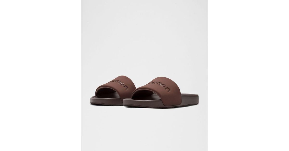 lululemon – Restfeel Slides Graphic – Size 14 in Brown | Lyst UK
