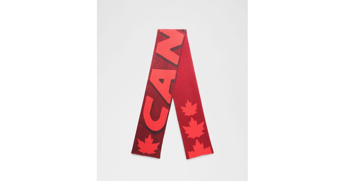 lululemon Team Canada Future Legacy Scarf in Red | Lyst
