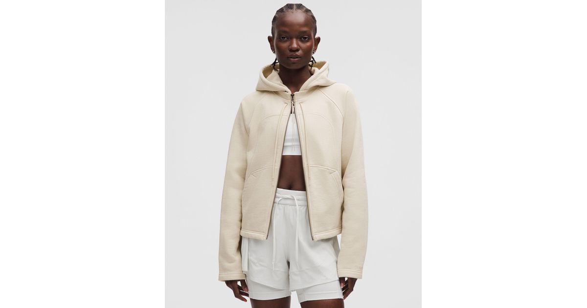 lululemon Removable Hood Full-Zip Hoodie in Natural | Lyst