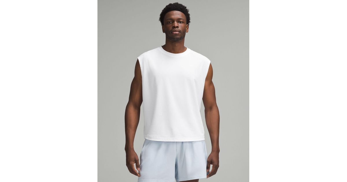 lululemon Mesh Training Tank Top in White for Men | Lyst